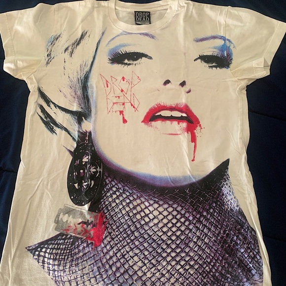 Drop Dead | Shirts | Very Rare Vintage Drop Dead Tshirt | Poshmark
